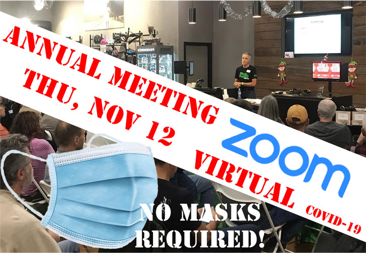 Annual Club Meeting: NOV 12, 2020 via ZOOM (Virtual) | Cycles Veloce